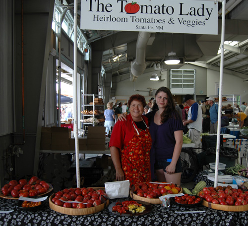 Santa Fe Farmers Market/The Tomato Lady « giantveggiegardener